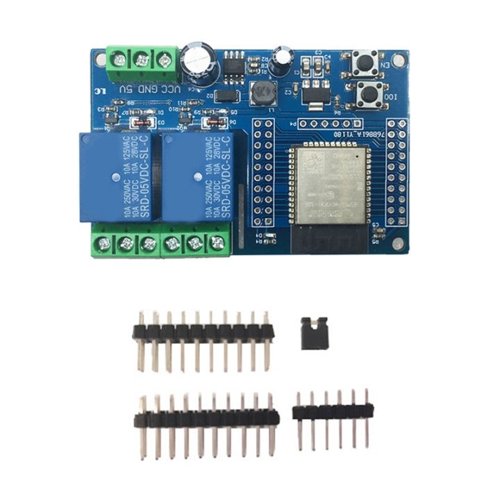 Esp32 Development Board Dc5 60v Power Supply Wifi Relay Module Esp32 Wroom Development Board