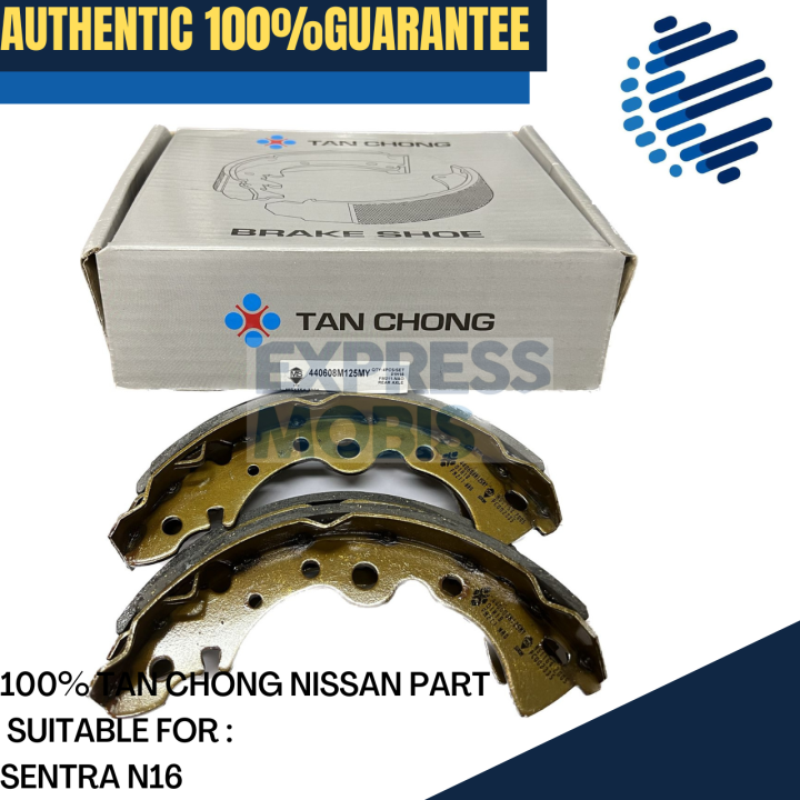 TAN CHONG NISSAN REAR BRAKE SHOE 44060-8M125MY SENTRA N16 | Lazada