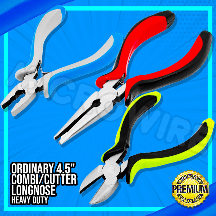 Ordinary Pliers Side Cutter Flat Nose Round Nose Long Nose | Lazada PH