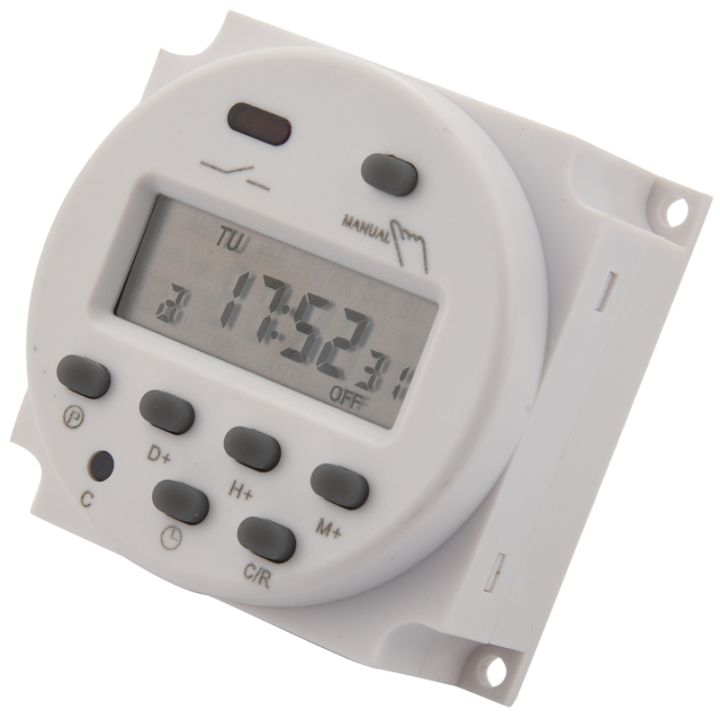 Dc 12v Digital Lcd Power Programmable Timer Time Switch Relay 16a Amps
