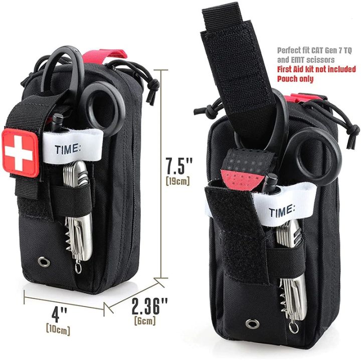 Tactical MOLLE EDC Pouch Outdoor Medical EMT First Aid Kit Pouch IFAK ...