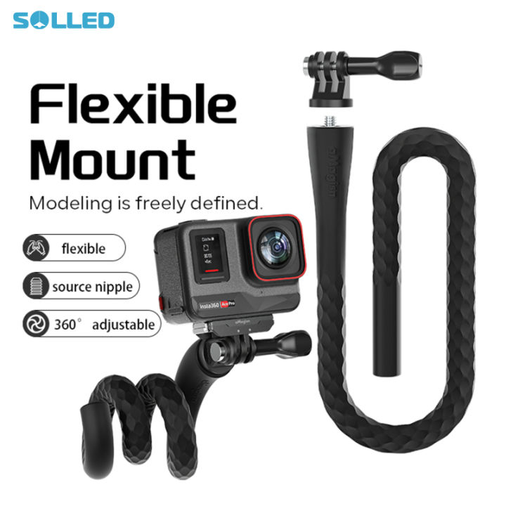 Camera Mount Flexible Selfie Stick Action Camera Mount Universal Camera ...