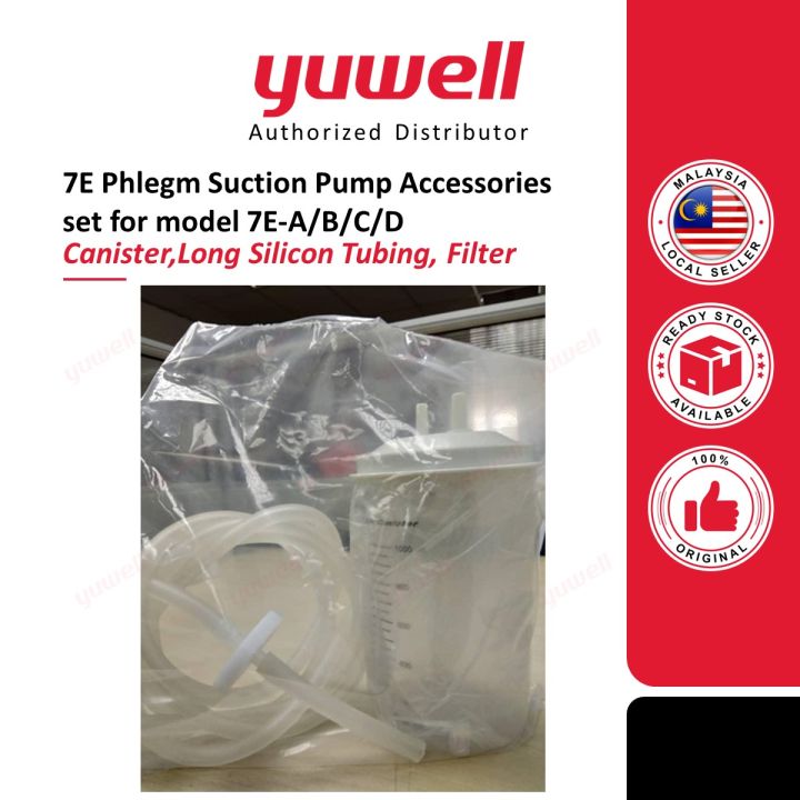 [Official] Yuwell 7E Phlegm Suction Pump Accessories Set (Canister ...