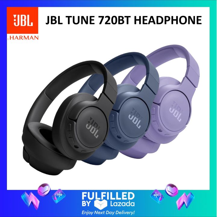 JBL Tune 720BT wireless headphone with up to 76 hours battery life and ...