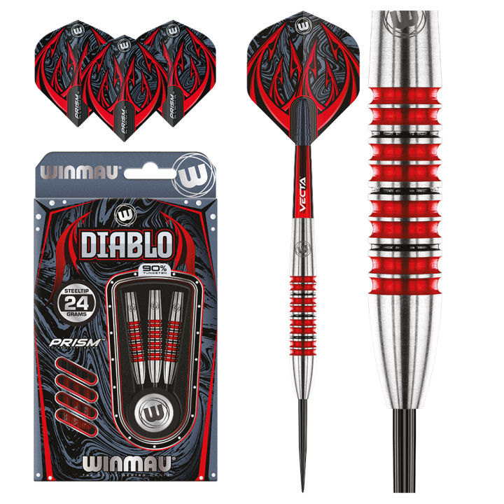 Winmau Dart Pin Diablo 90% Tungsten 24 grams | Lazada PH