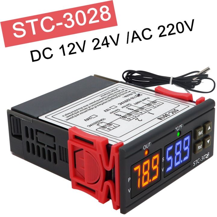 STC-3028 Intelligent Digital Display Temperature and Humidity Controller Culture Incubator ...