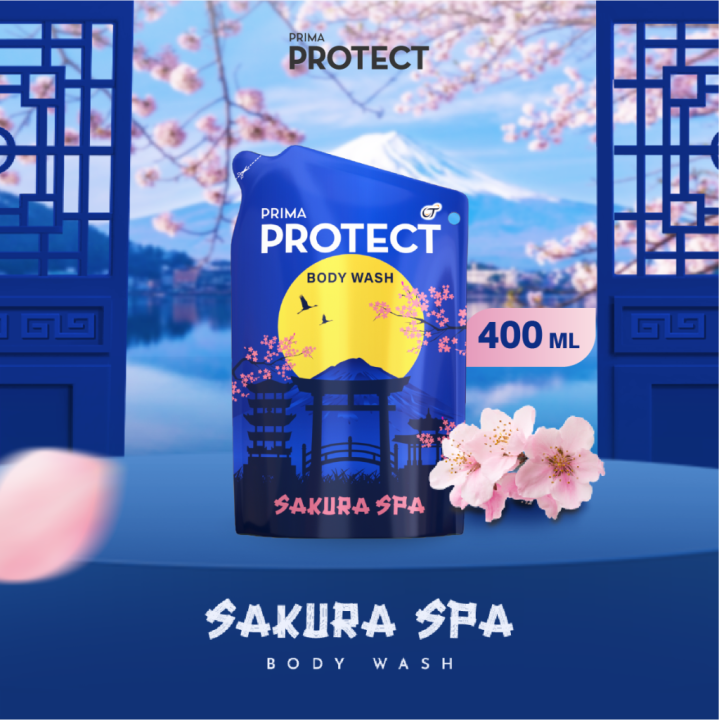 PRIMA PROTECT Body Wash Sakura Spa 400ML | Lazada Indonesia