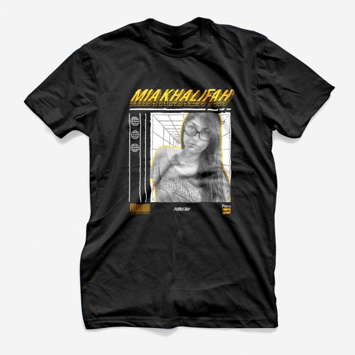 Kaos EX-P0RN STAR MIA KHALIFA STREETWEAR Tshirt Merchandise | Lazada ...