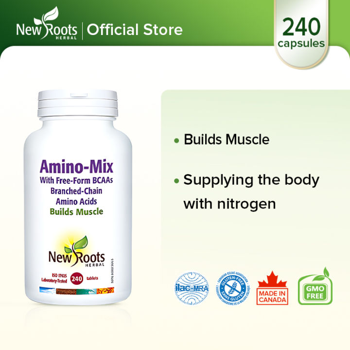New Roots-Builds Muscle Amino-Mix Supplying the Body with Nitrogen ...