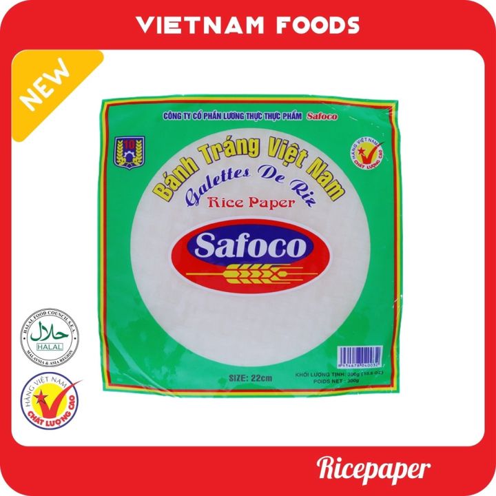 SAFOCO Rice paper size 22cm 300g - Kertas beras - 米纸 - Banh trang ...
