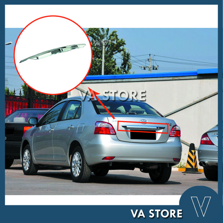 Toyota Vios (2nd Gen) Rear Chrome Bar - Replace Type Rear Trunk Molding ...