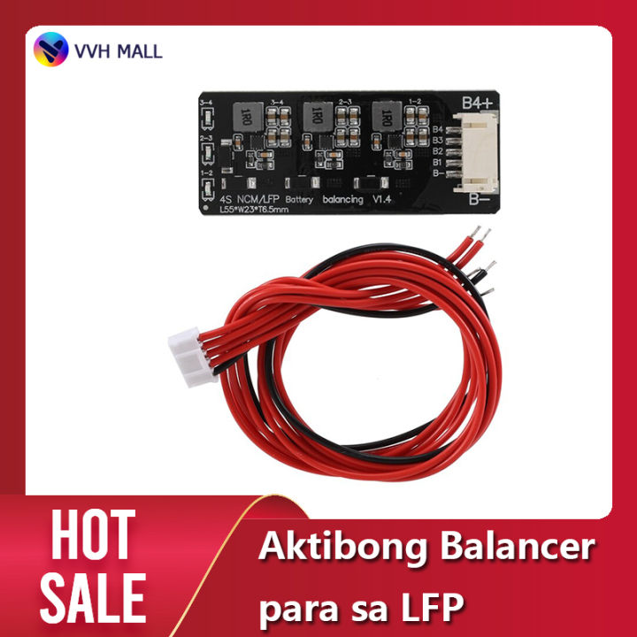 4S Li-Ion Lipo Lifepo4 LFP Battery Active Equalizer Balancer BMS 1.2A Balance Energy Transfer ...