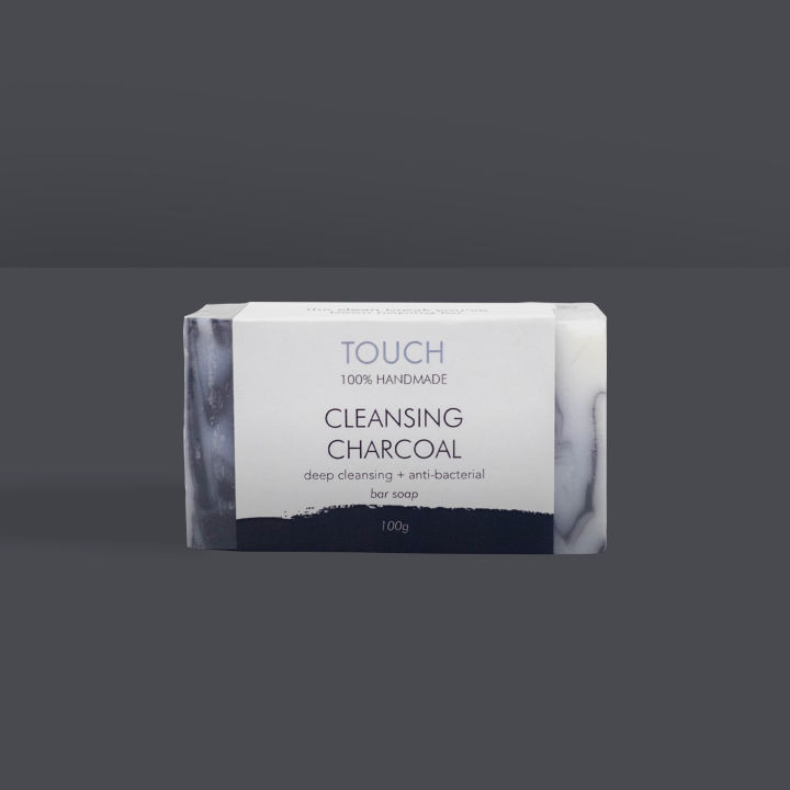 TOUCH Cleansing Charcoal Bar Soap (100g) | Lazada