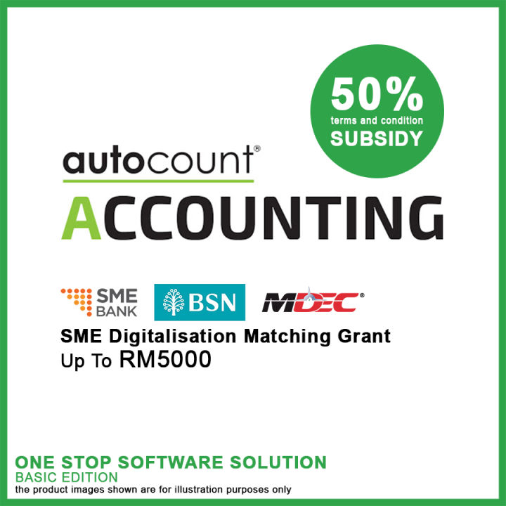 AutoCount Accounting Version 2.0 Basic Edition (License + Support ...