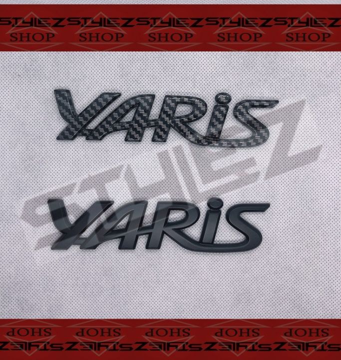 EMBLEM LOGO FOR TOYOTA YARIS | Lazada