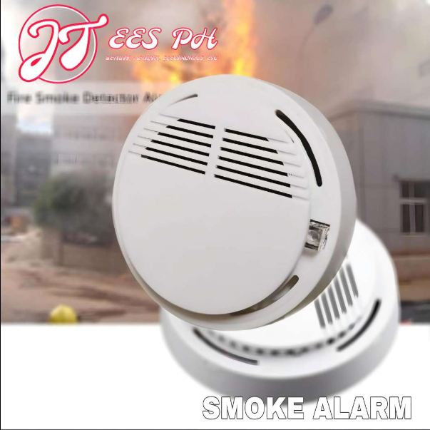 Smoke Detector Fire Alarm System Stand Alone 9V Battery Operated ...