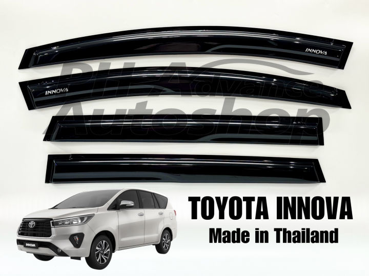 Window Door Visor Toyota Innova 2016 2023 Rain Visor Sunvisor Car Accessories Sun Protection For Car Lazada Lazada PH