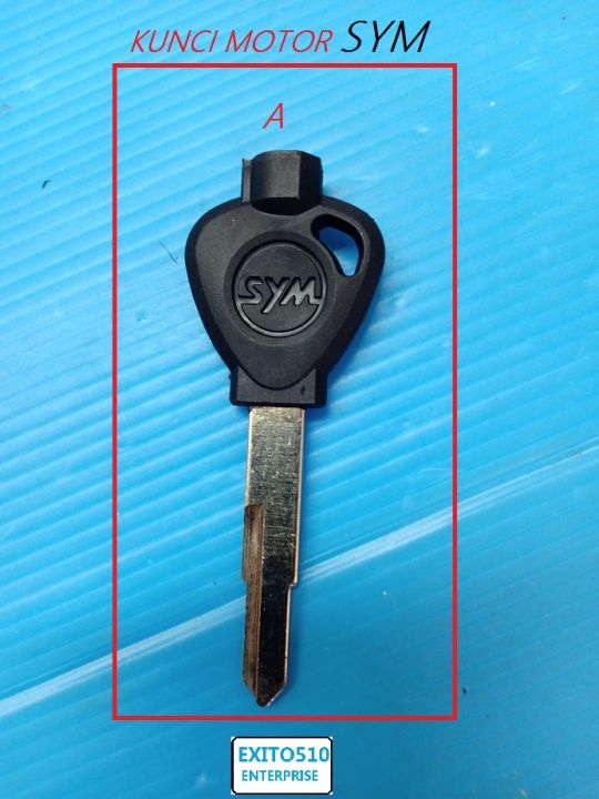 SYM VF3I 185 KEY BLANK /UNCUT KEY /KUNCI KOSONG SYM | Lazada