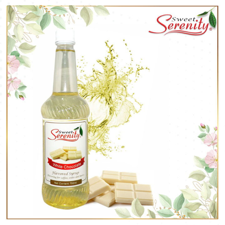 Sweet Serenity White Chocolate Classic Flavored Syrup 750 ml | Lazada PH