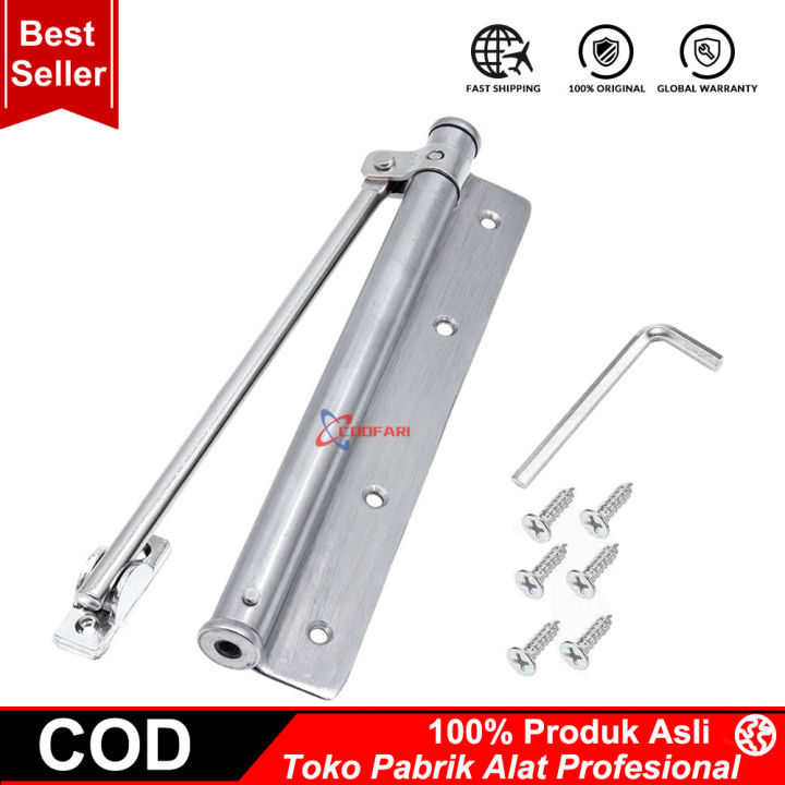 Door closer mini hidden / Alat penutup penahan pintu otomatis simple ...