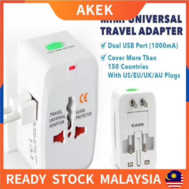Universal Travel Adapter Plug All In One Travel Adaptor Plug Socket For ...
