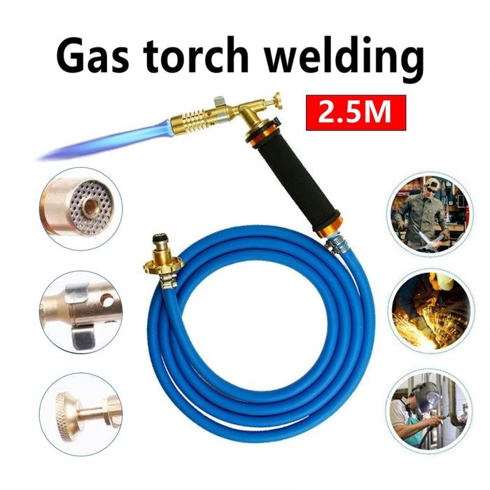 LPG Gas Welding Torch | 2.5m Pipe | Brazing, Soldering, and Propane ...