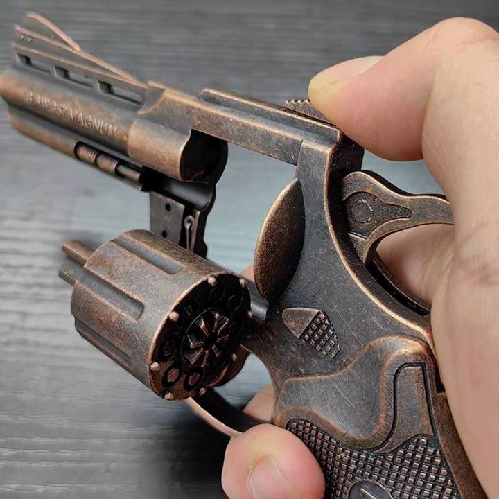 Side-opening Revolver Smashing Cannon Full Metal Banging Cannon Boy ...