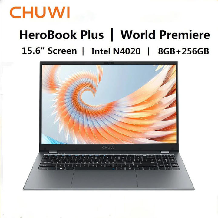 CHUWI HeroBook Plus Laptop 15.6" FHD Screen PC Intel Celeron N4020 UHD ...