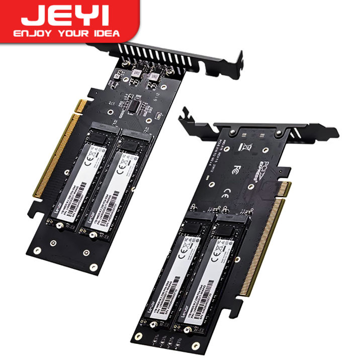 JEYI การ์ดขยาย4.0สำหรับ PCIE 4 SSD,คีย์ NVMe M.2 M SSD อะแดปเตอร์ X16 ...