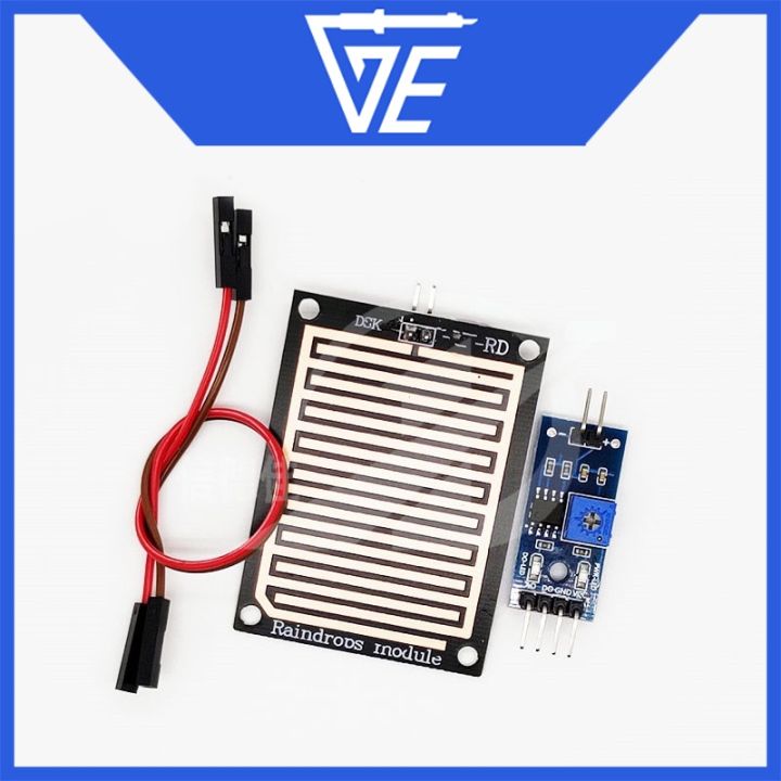 Mạch cảm biến nước mưa có dây cáp cho Arduino | Lazada.vn