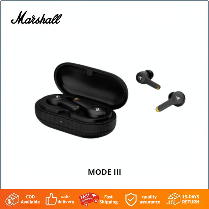 Marshall Earbuds MODE III Wireless Bluetooth Earphone With Mic Gaming ...