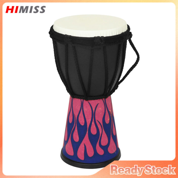 HIMISS African Djembe Drum Percussion Hand Drum Circle Instrument 4 ...