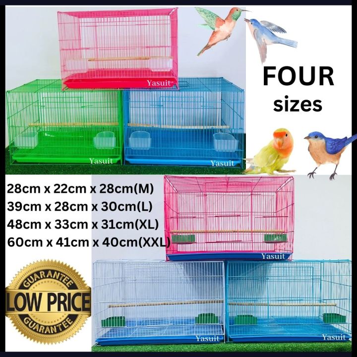 Breeding Bird Cage 0.9ft/1.3ft/1.5ft/2ft Sangkar Burung Travel Sugar ...