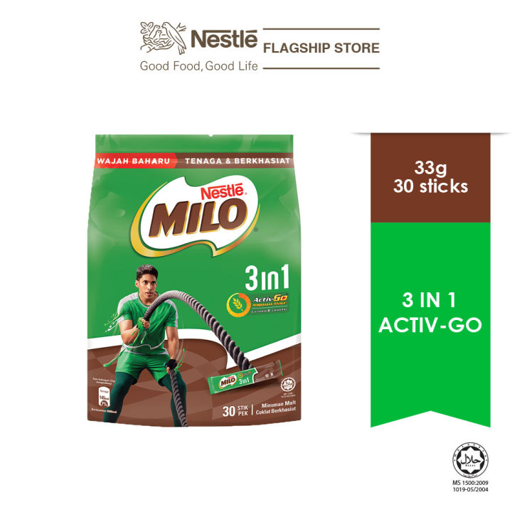 NESTLE MILO 3in1 Activ-Go Stickpack (30x33g) | Lazada