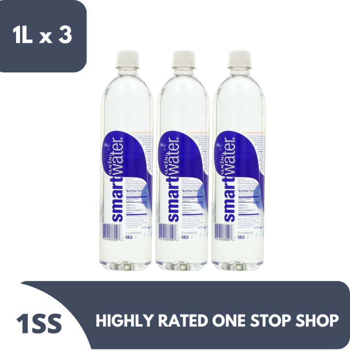 Glaceau Smart Water 1L x 3 | Lazada PH