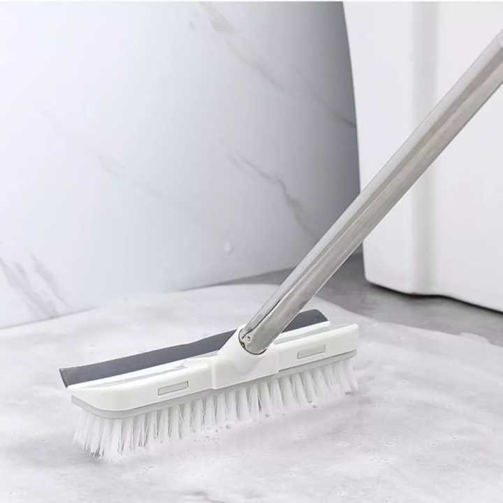 Sikat Pembersih Lantai Kamar Mandi Gagang Panjang Dengan Wiper 2in1 ...