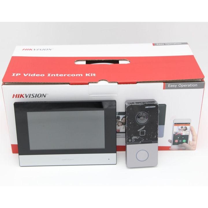 HIKVISION IP VIDEO INTERCOM KIT DS KIS603 (P) | Lazada PH