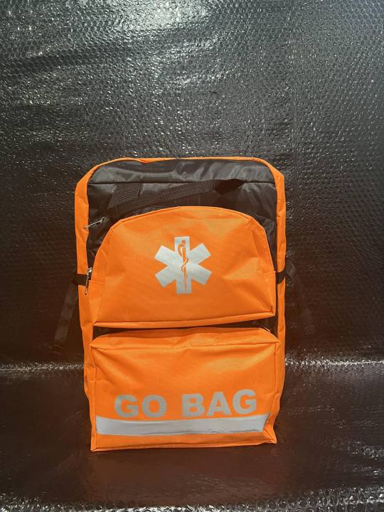RESCUE SURVIVAL GO BAG/ BACKPACK (ORANGE) | Lazada PH