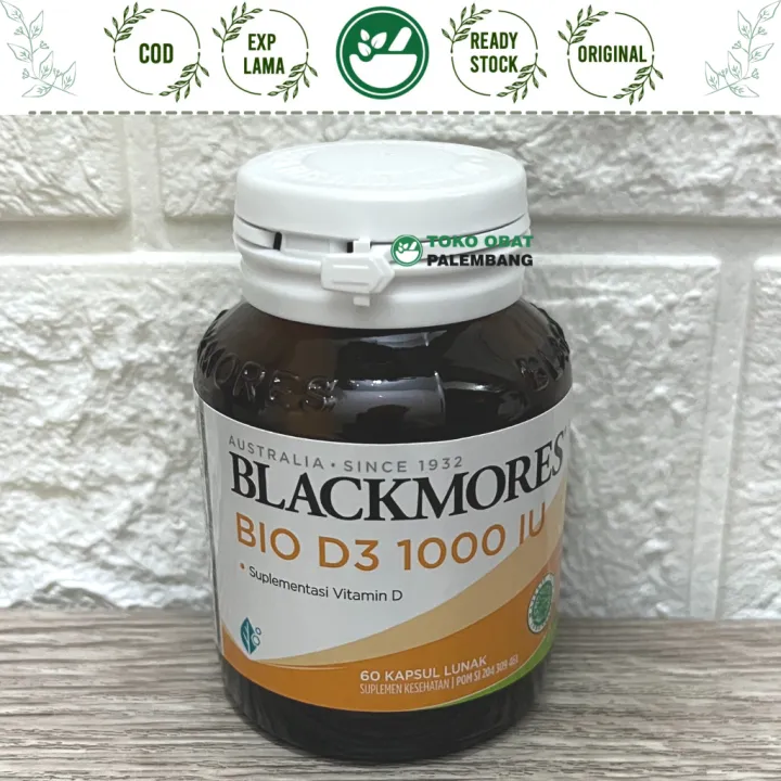 BLACKMORES BIO D3 1000 IU 60 KAPSUL VIT D3 1000IU DAYA TAHAN TUBUH VITAMIN D3 1000 BLACKMORES ...