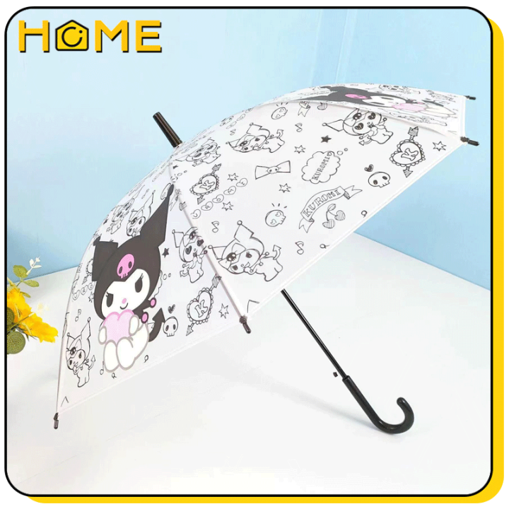 Yo Home Sanrio Frosted Transparent Umbrella Kuromi My Melody ...