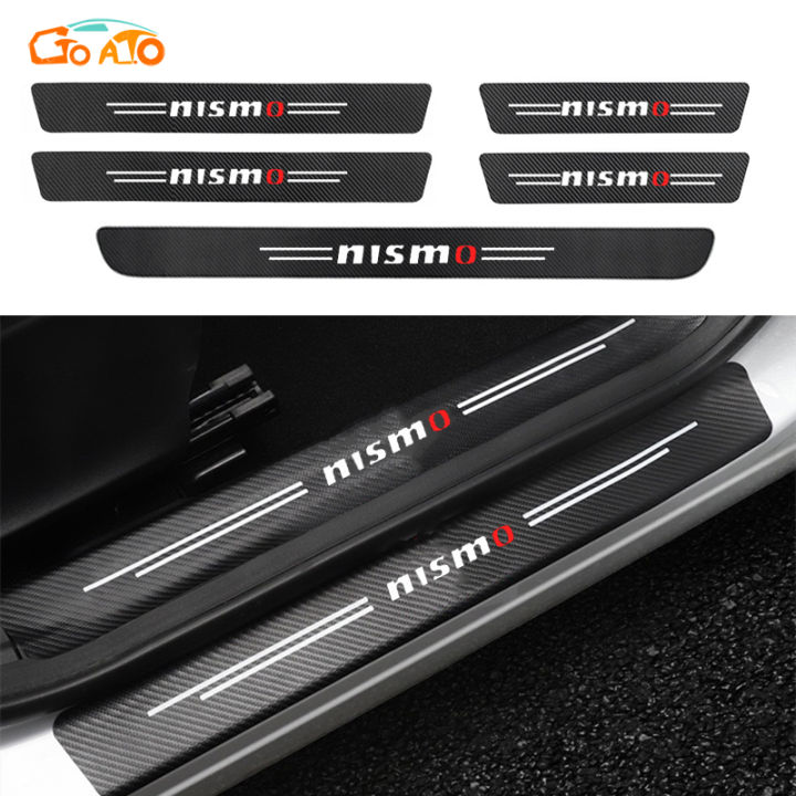GTIOATO For NISMO Carbon Fiber Car Threshold Protector Auto Car Rear ...