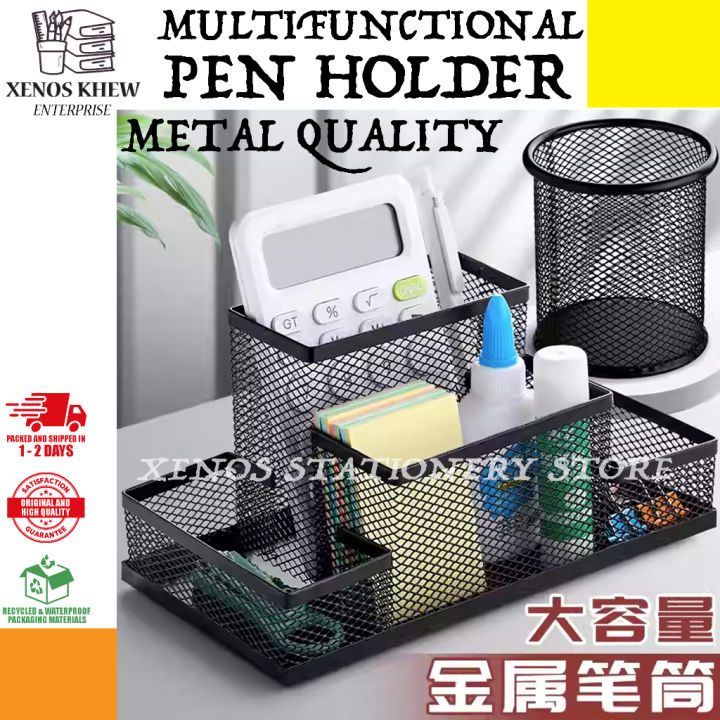 METAL PENCIL HOLDER / METAL PEN HOLDER [ PREMIUM QUALITY / READY STOCK ...