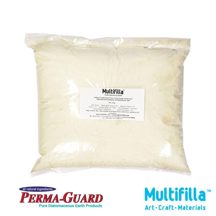 Perma Guard Diatomaceous Earth(Food Grade) 2kg- Pest Control/Deodorizer ...