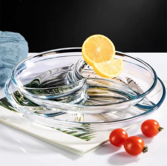 LG FENIX 7009P/7010P 1pc, Three grids clear glassware round shaped ...