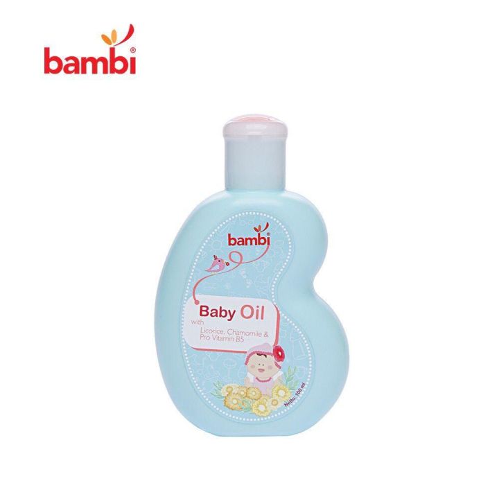 Bambi Baby Oil with Licorice, Chamomile & Pro Vit B5 - 100ML | Lazada ...