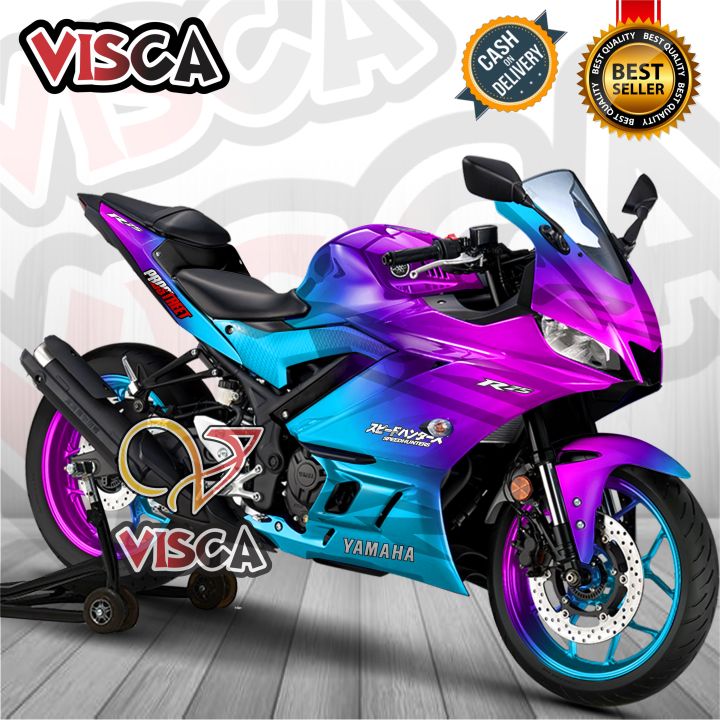 Decal R25 Full Body Decal Yamaha R25 NEW Stiker R25/R3 Full Body Stiker ...