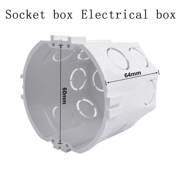 VISWE switch box socket box mounting box electrical box，82*82mm | Lazada PH