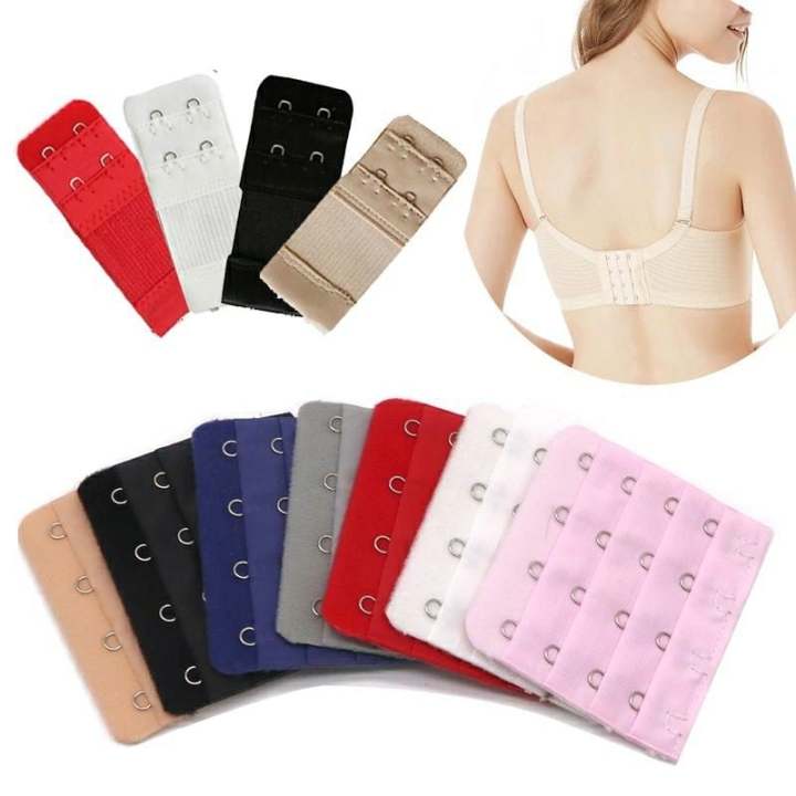 4 Hooks 3 Rows Underwear Back Bra Extender Straps | Lazada PH