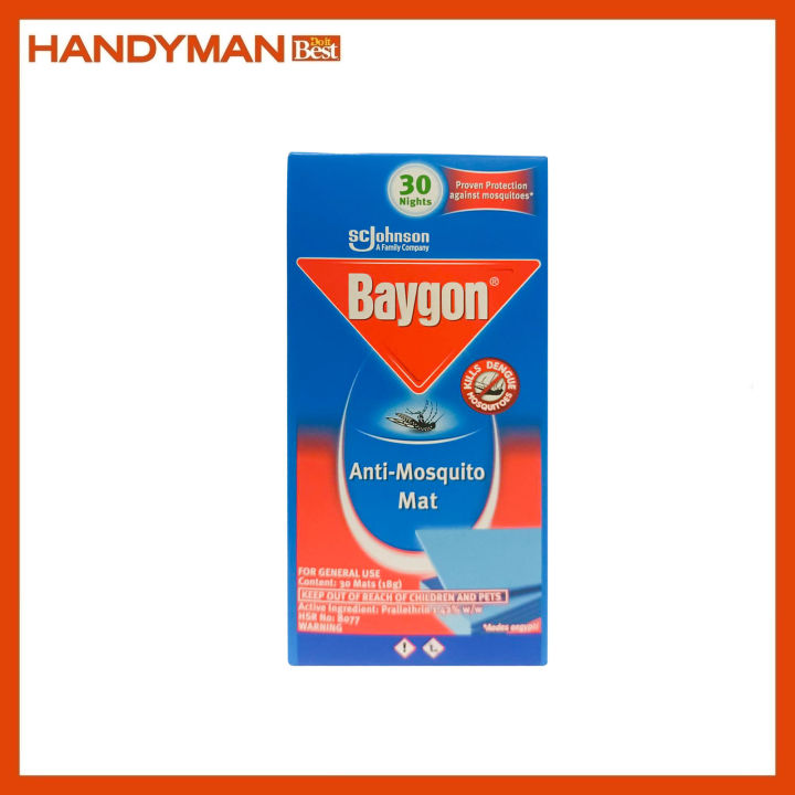 Baygon Anti-Dengue Mosquito Mat (30 Mats) | Lazada PH