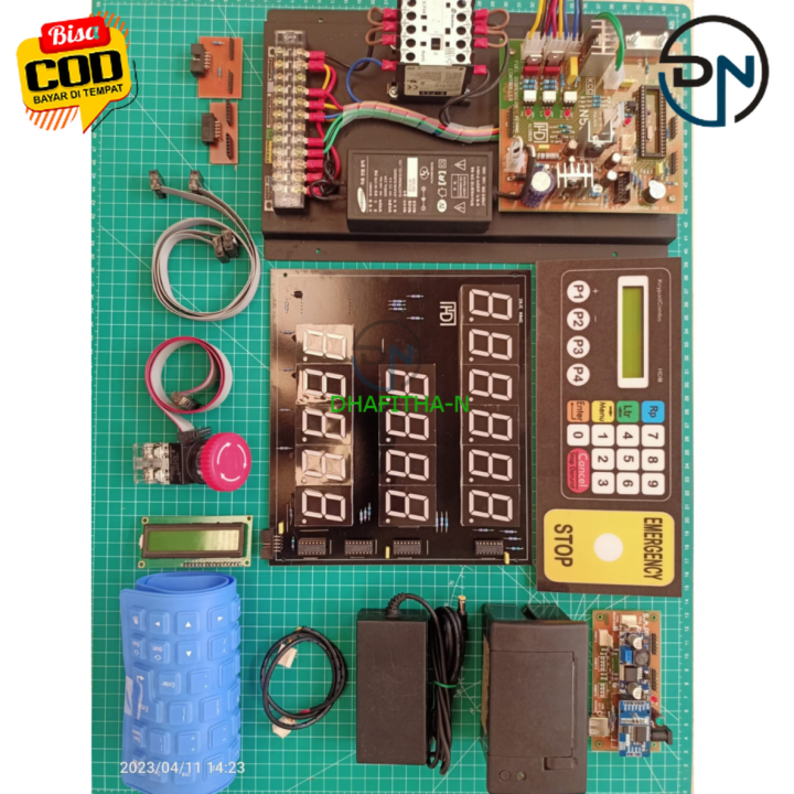 SET CPU POM MINI HDM N50 AC Layar Segmen 7 Lengkap + Plat Relay Adaptor ...